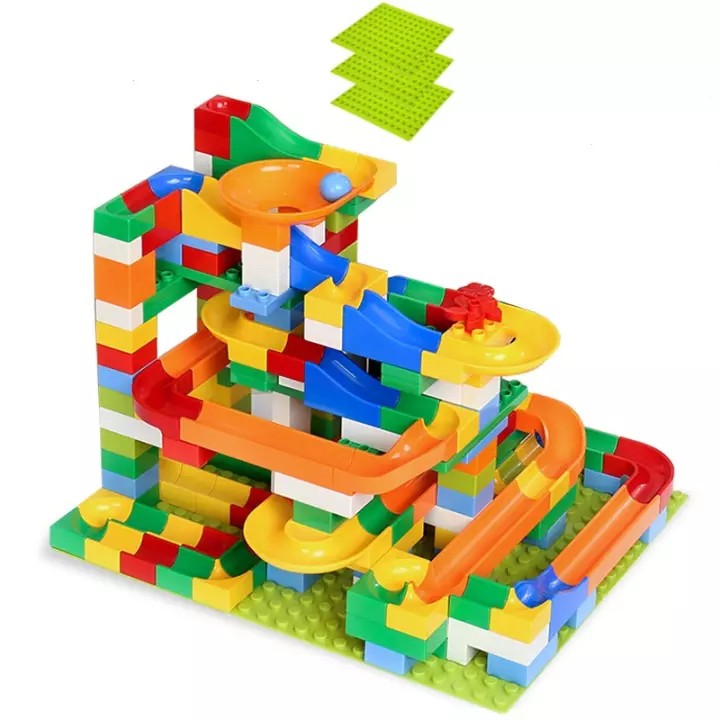 Race Run Building Blocks Track Lego Duplo Compatible Building Blocks ...