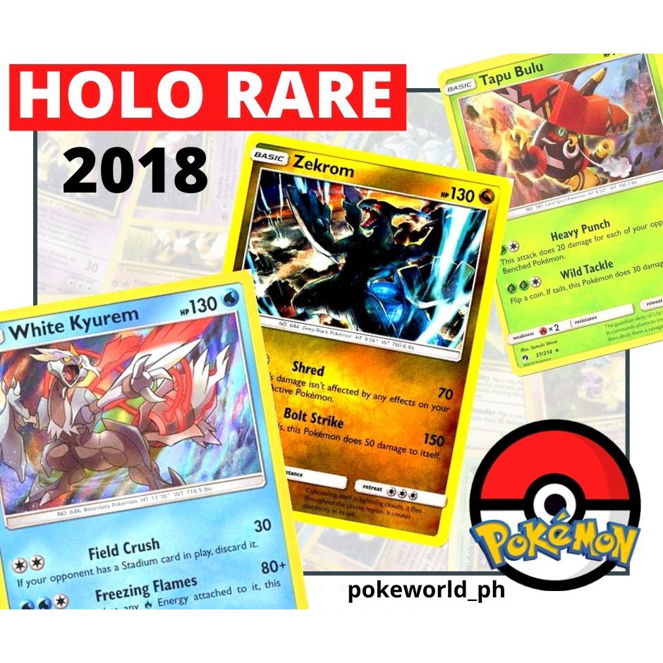 Pokemon Holo - Sun and Moon Series Pokemon Singles - 2018 Sets | Shopee ...
