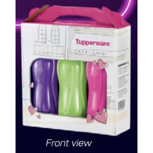 Tupperware Neon Mini Eco Bottle 310ml Set or ONE purple green pink mini ...