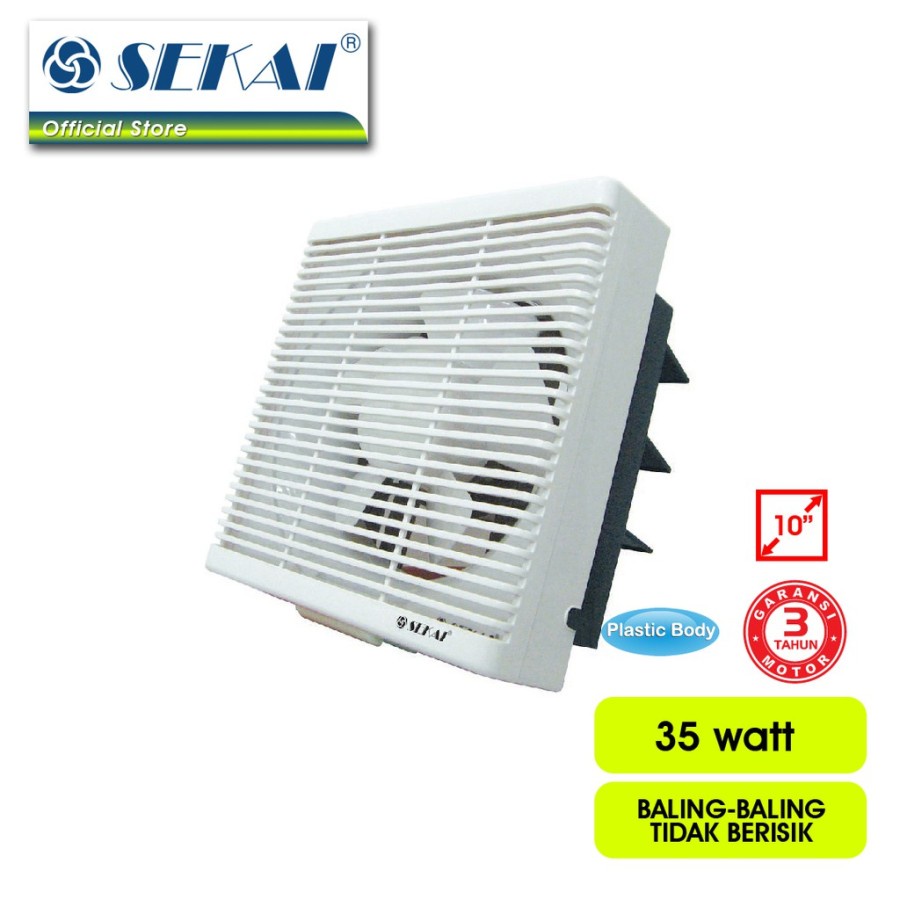 Sekai Exhaust Fan 10 Inch WEF 1090 - 10" Partition Wall Fan | Shopee ...