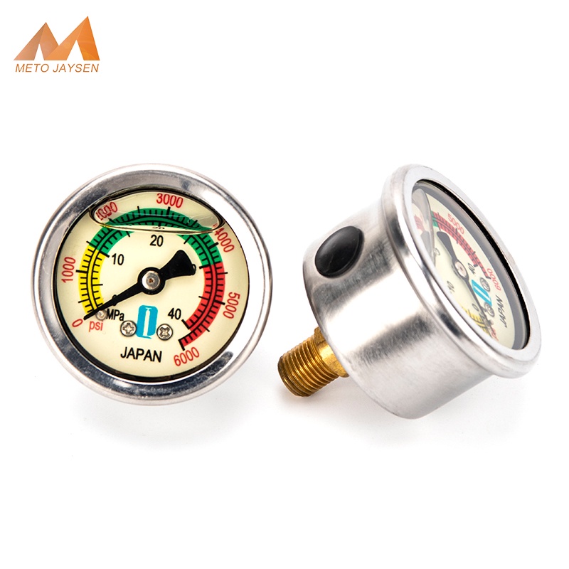PCP Paintball Pump Valve Scuba Manometer 40mm High Pressure Gauge M10x1 ...