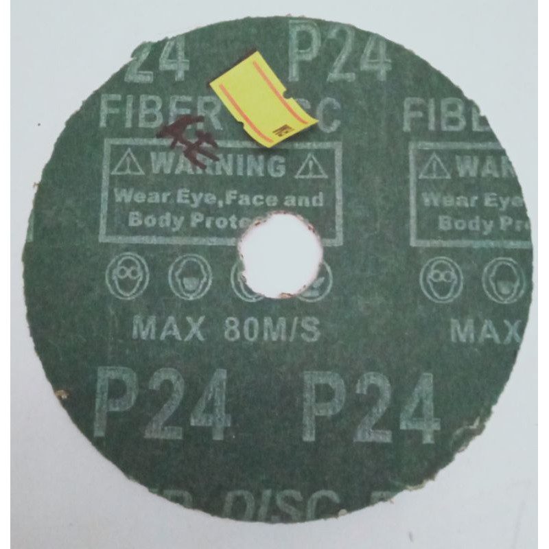 FIBER DISC(KERTAS PASIR BULAT)(SESUAI DI PASANG DI MESIN GRINDING)(SAIZ ...
