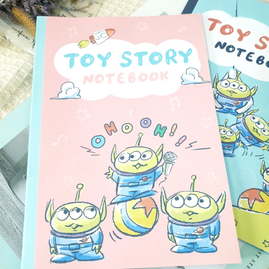 Disney 25K Notebook Three-Eyed Monster Fixed Page Notes Horizontal 25K ...