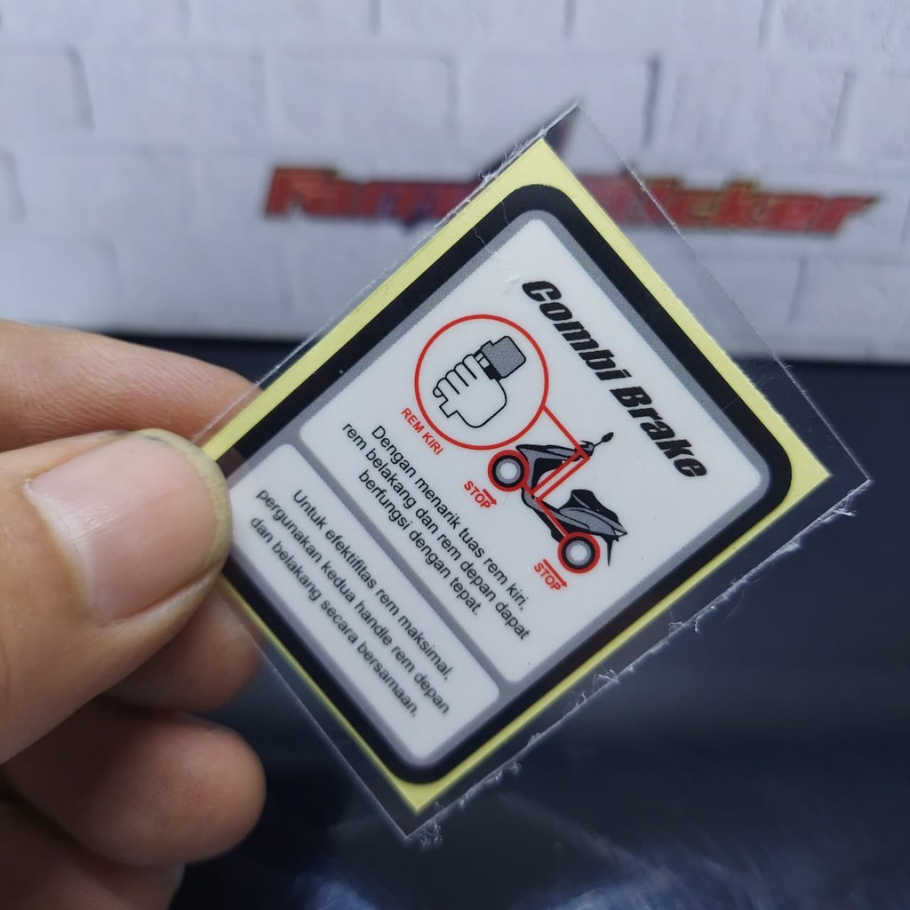 Combi BRAKE logo sticker sticker | Shopee Malaysia