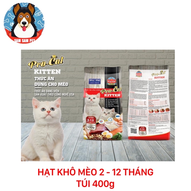 Propet Kitten Small Cat Food (400g bag) | Shopee Malaysia