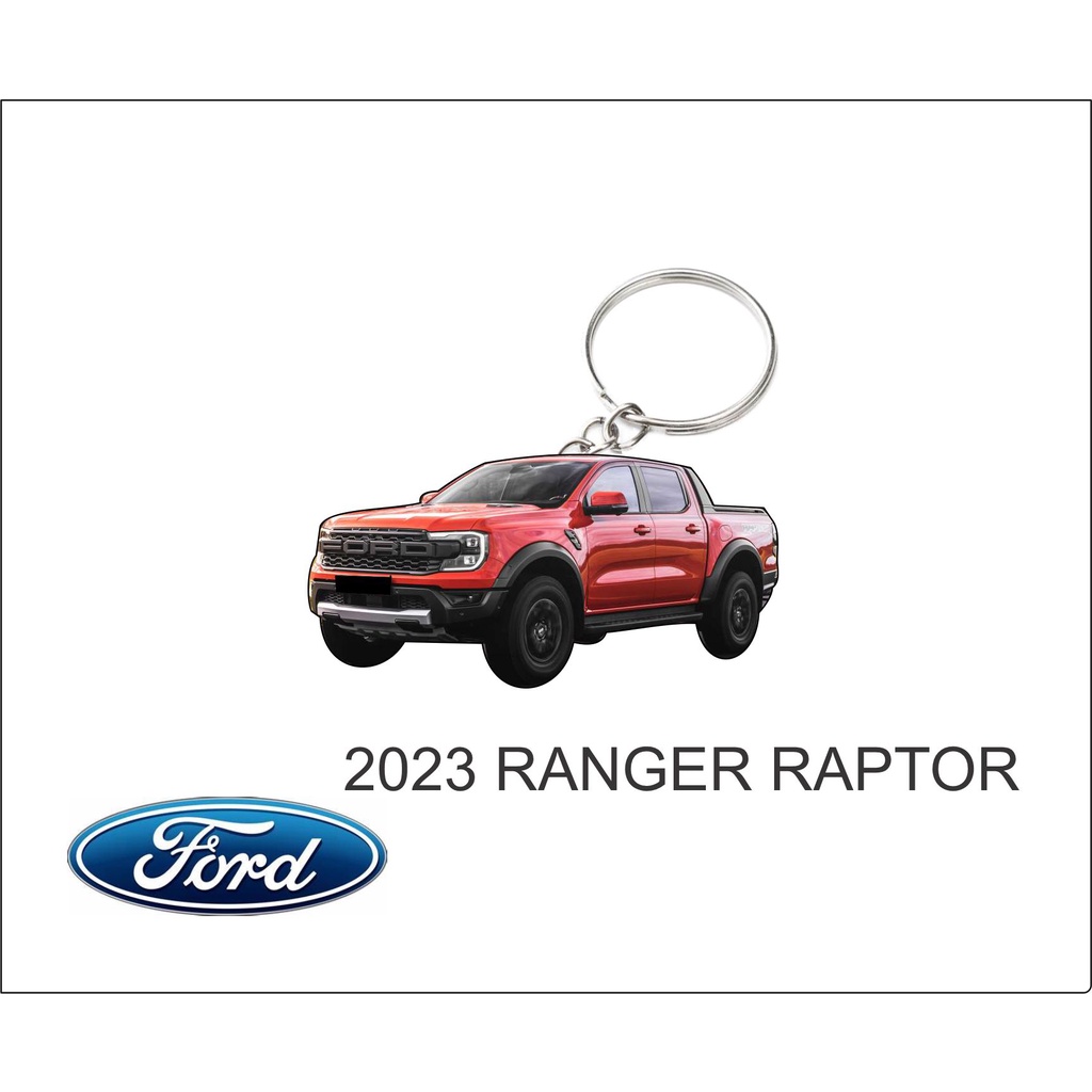 ford ranger raptor 2023 orange keychain 2d | Shopee Malaysia
