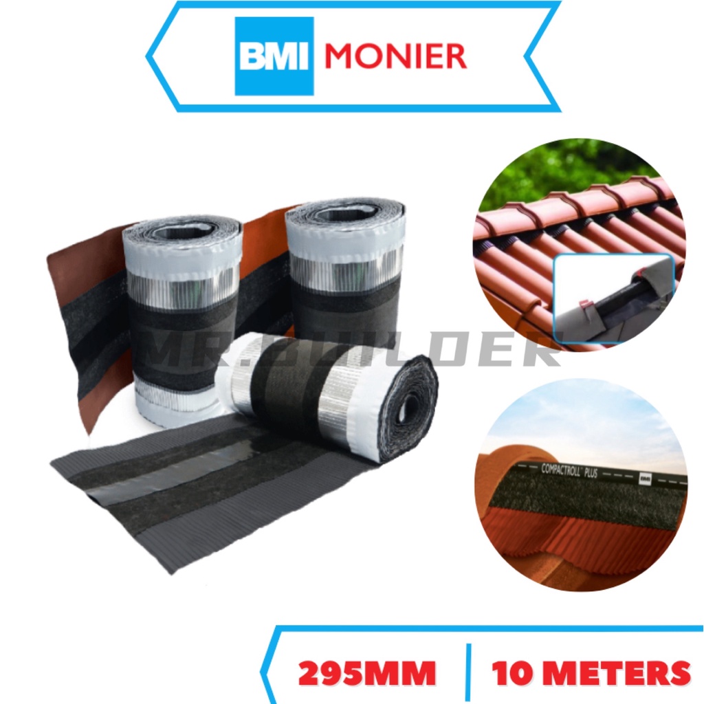 MONIER CompactRoll Plus 295mm x 10 meters Compact Roll Ridge And Hips ...