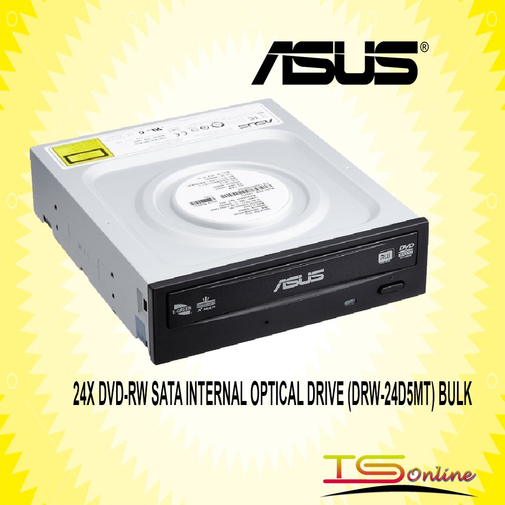 ASUS 24X DVD-RW SATA INTERNAL OPTICAL DRIVE (DRW-24D5MT) BULK | Shopee ...