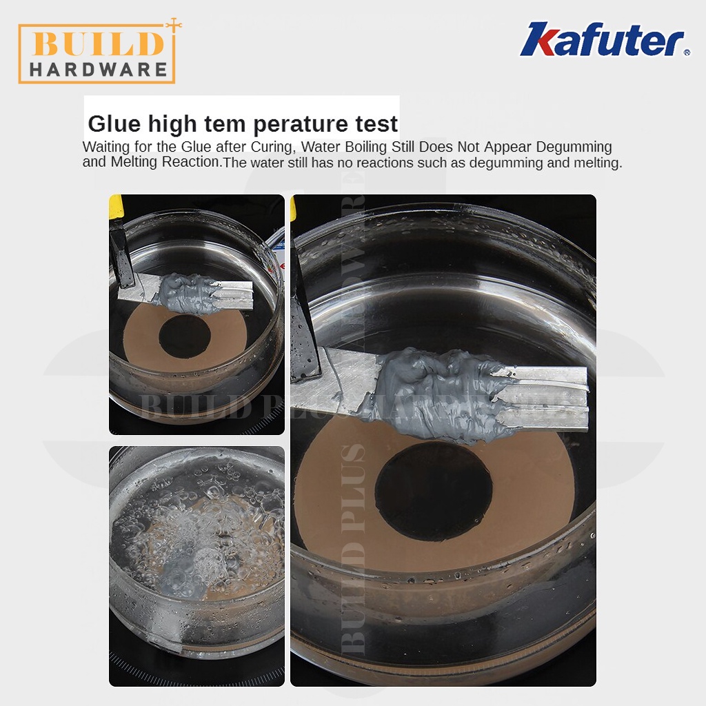 KAFUTER K-9119 Steel Weld Epoxy Compound (A+B) 65G Adhesive Repairing Casting Leakage Plugging ...