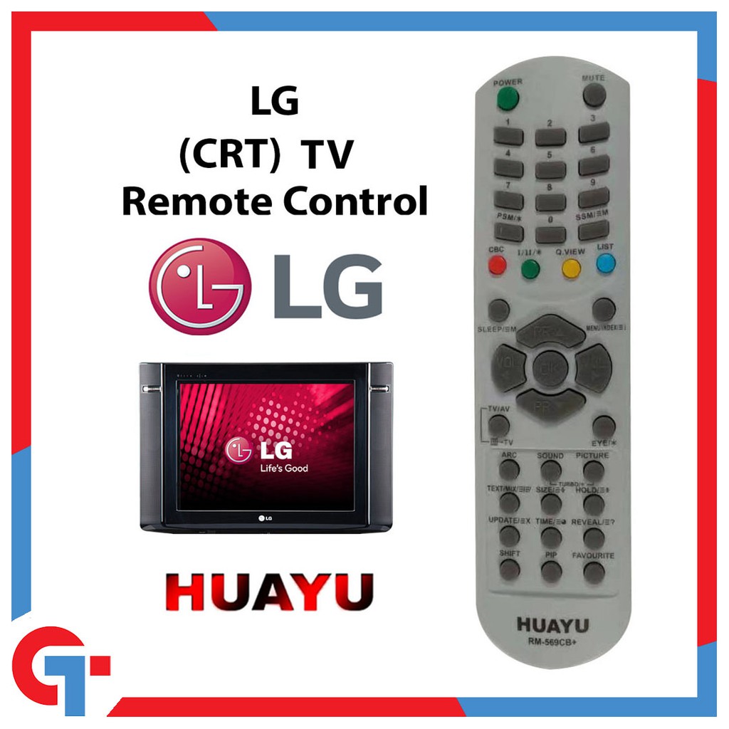 LG (CRT) TV Remote Control (RM-569CB+) | Shopee Malaysia