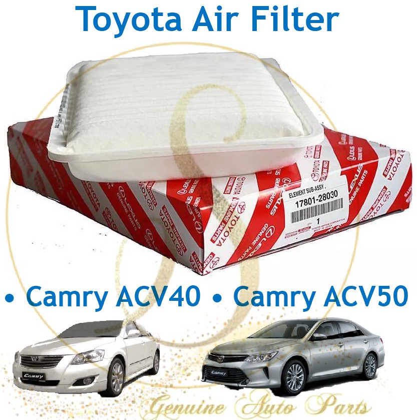(100% Original) Toyota Engine Air Filter Camry ACV40 ACV50 ASV50 2.0 2. ...