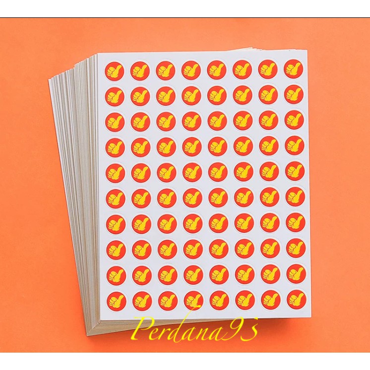 Kids Student Reward Thumbs Up Encourage Stickers for Early Educational ...