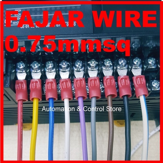 FAJAR 0.75mm² 24/0.20mm Single Core PVC Insulated Wire |Loose Cut Wire ...