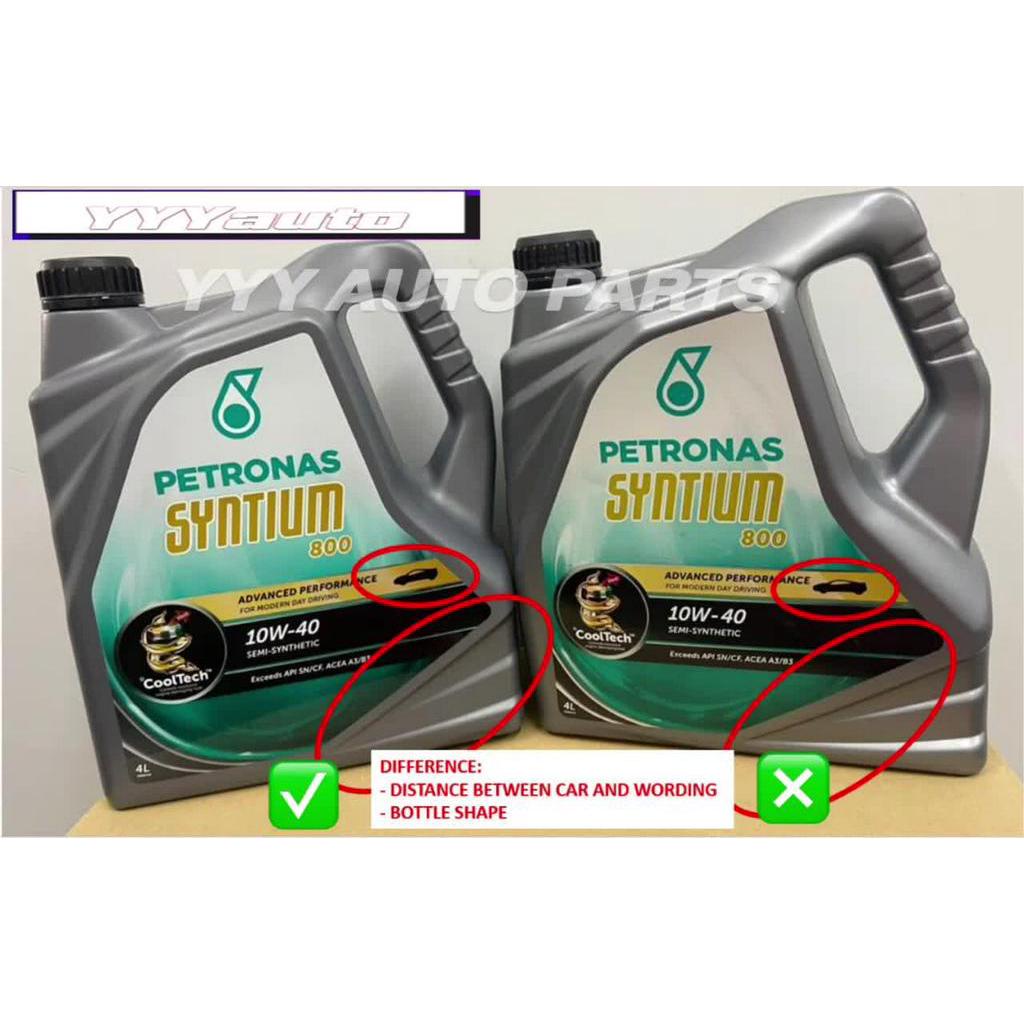 Petronas Syntium 800 10W-40 (10W40) Semi Fully Synthetic Syntium 3000 ...