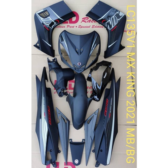 LC135 V1 MX-KING MATT MOTOR COVER SET HLD | Shopee Malaysia