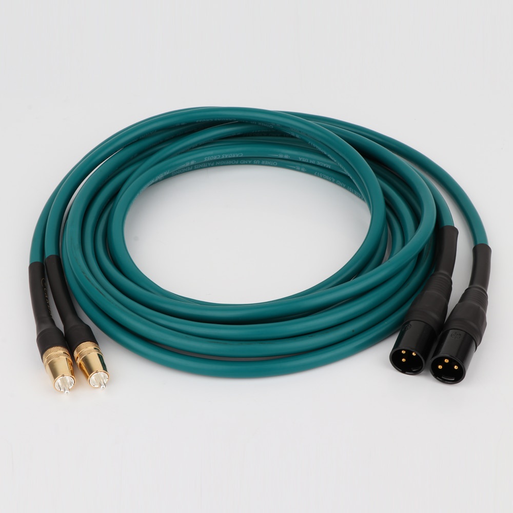 oxygen-free copper + silver-plated shielding HiFi audio amplifier canon ...