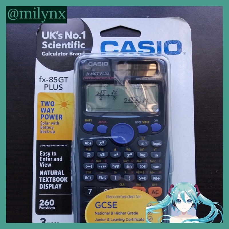 Casio FX-85 GT PLUS Scientific Calculator | Shopee Malaysia