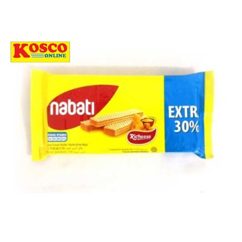 Nabati Richoco Cheese/ Chocolate Wafer Extra 30% 45g | Shopee Malaysia