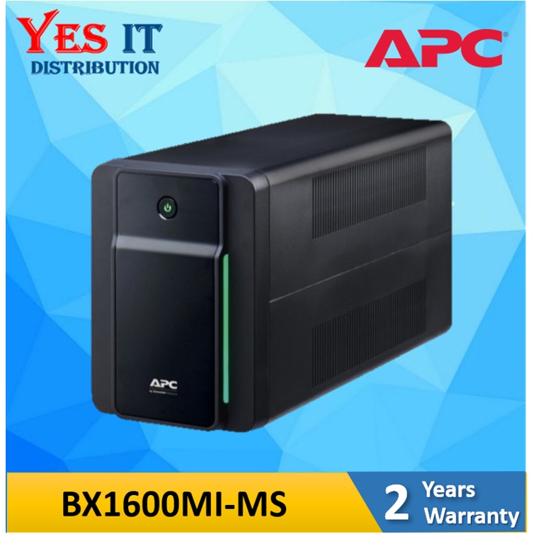 APC UPS BX1600MI-MS 1600VA, 230V BACK UPS AVR UNIVERSAL SOCKET WITH ...