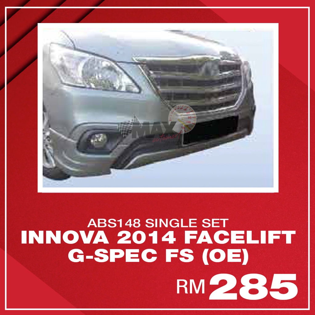 toyota innova 2014 g spec oe abs bodykit | Shopee Malaysia