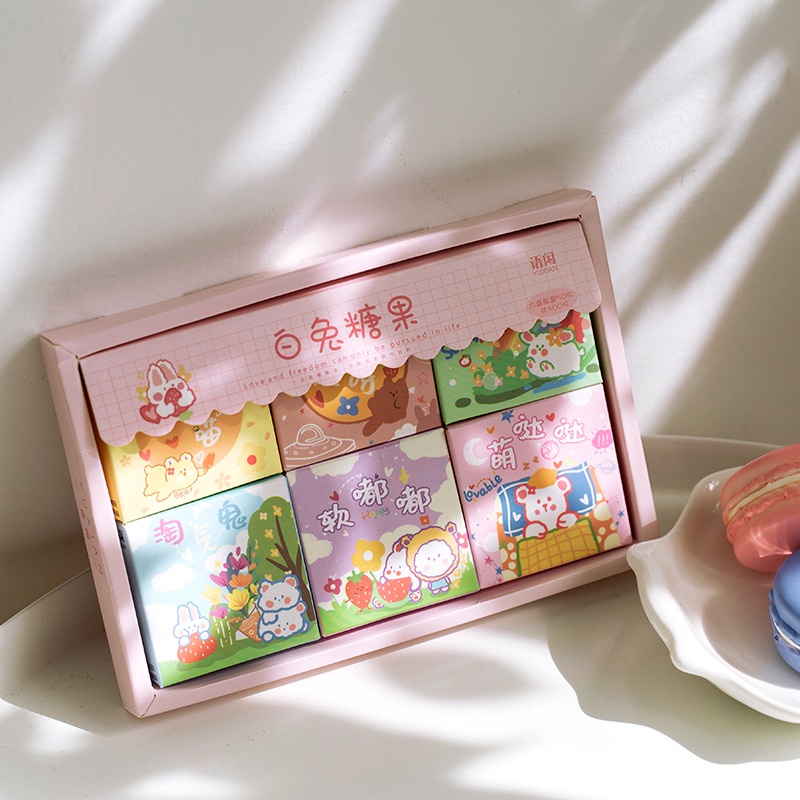 Journamm 300pcs/box Kawaii Boxed Sticker Set School Supplies Deco Junk ...