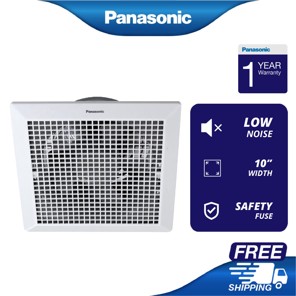 PANASONIC CEILING MOUNT VENTILATING FAN FV-25TGU3 (10 INCH) | Shopee ...