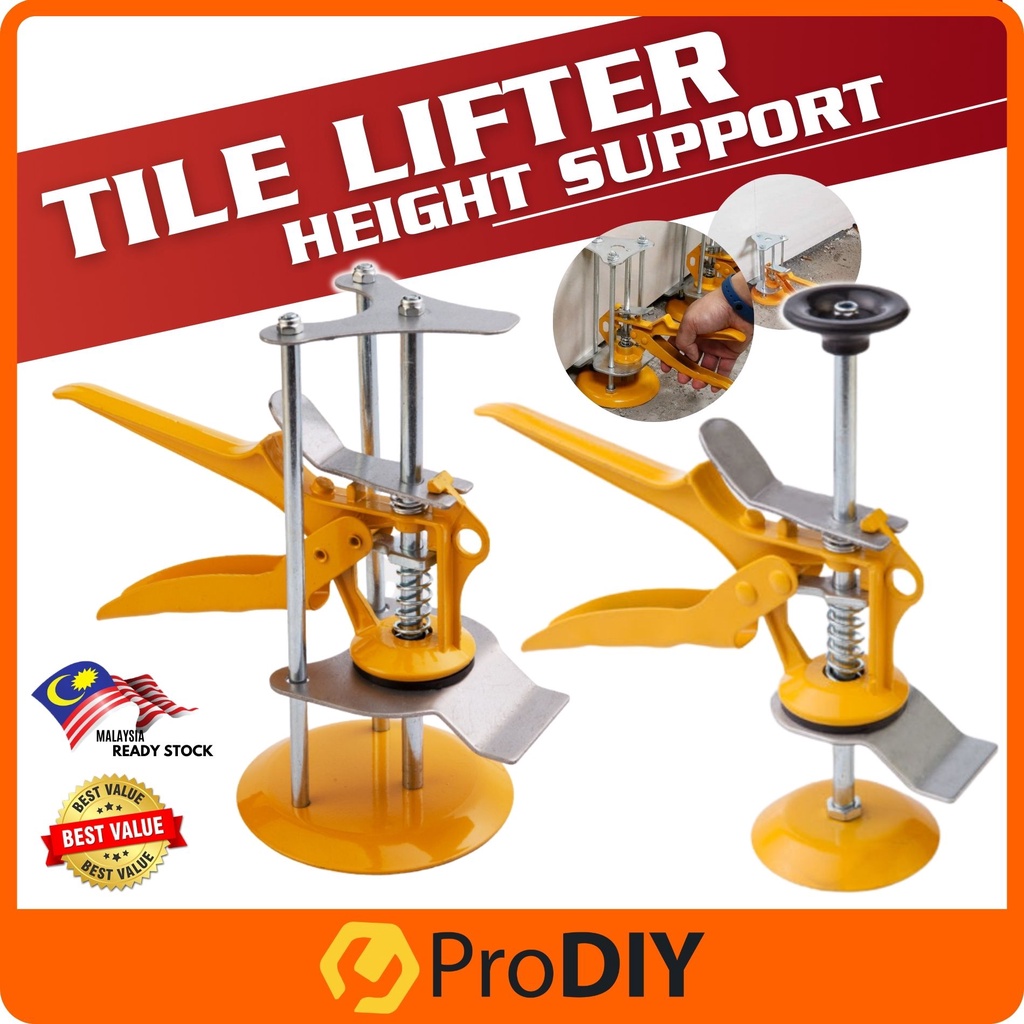 Heavy Duty 3 / 1 Pole Tile Lifter Height Support Wall Glass Tiles ...