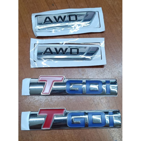 UNIVERSAL CAR AWD LOGO / TGDi LOGO READY STOCK | Shopee Malaysia