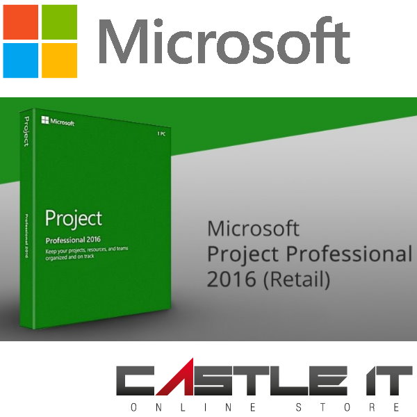 MICROSOFT PROJECT PROFESSIONAL 2016 RETAIL BOX | Shopee Malaysia