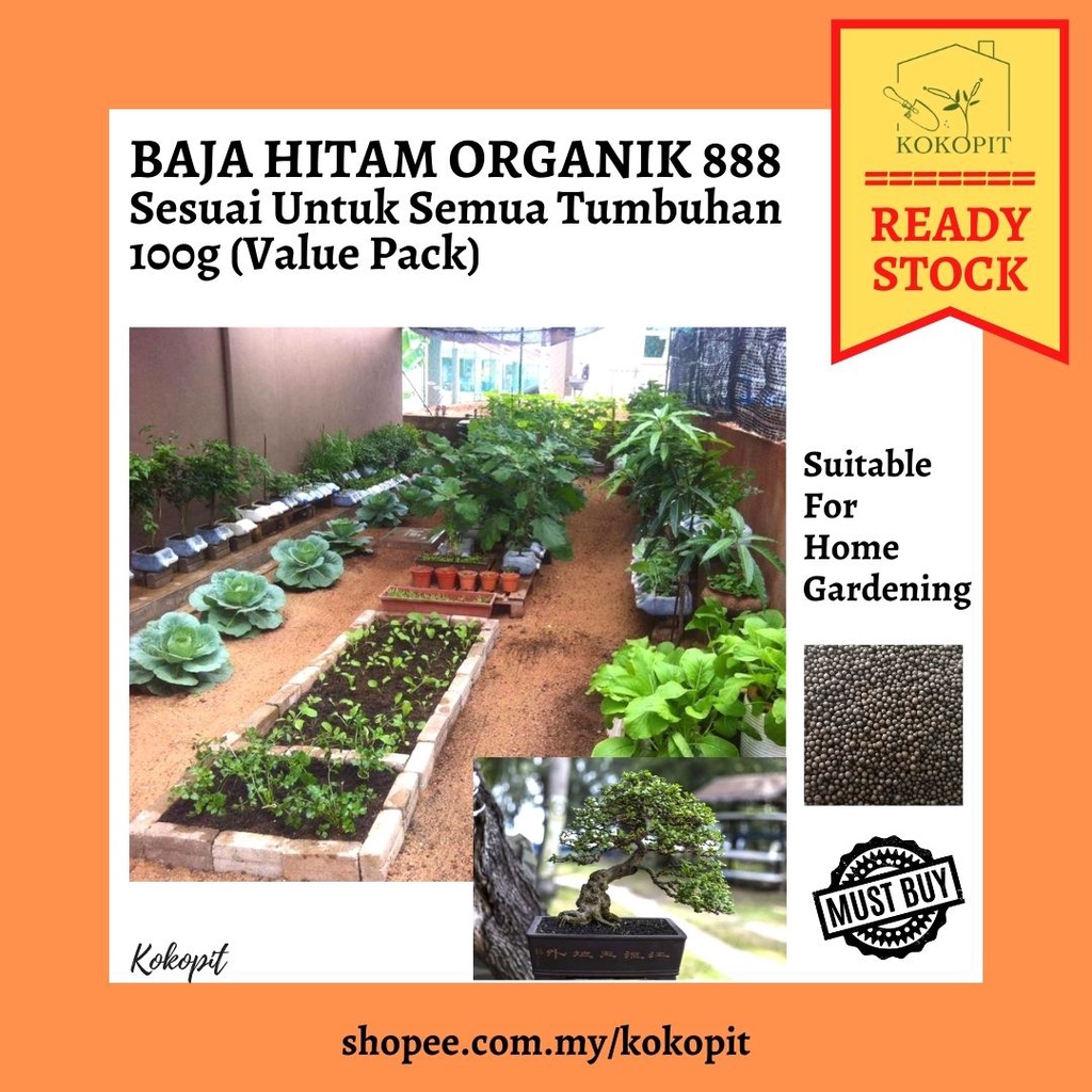 [SELLING FAST] Baja Hitam Organik Humus 888/ Organic Fertilizer NPK 888 ...