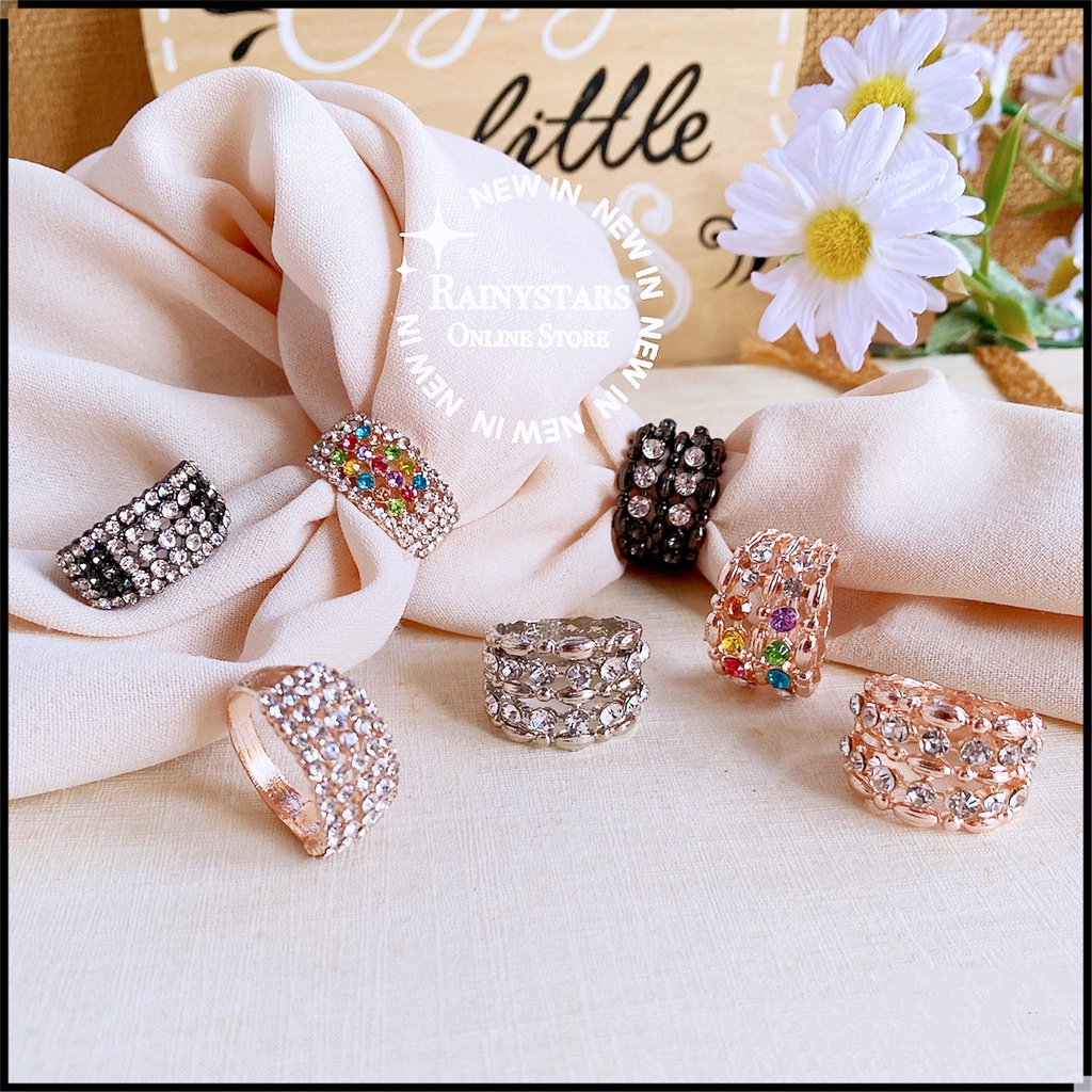 Rainystars Korea Kerongsang Cincin Tudung Bawal Brooch Bahu Scraft Ring Women Gifts Muslim ...