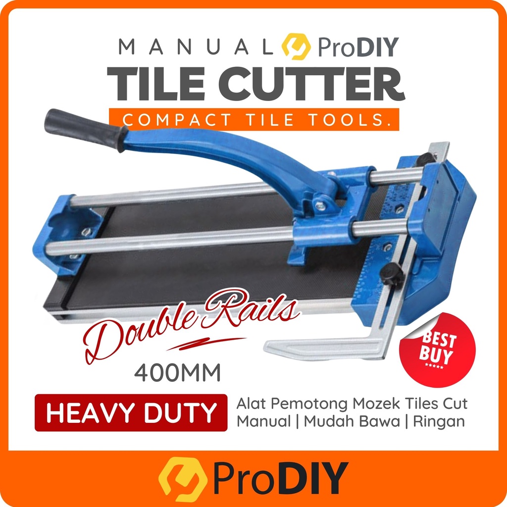 L-05 400mm Manual Double Track Mozaic Tile Cutter Pemotong Jubin ...