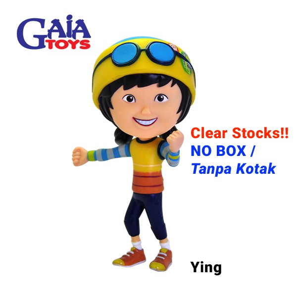 🌈CLEAR STOCKS🌈 Boboiboy Action Figures | Air Api Angin Tanah Gempa Fang ...