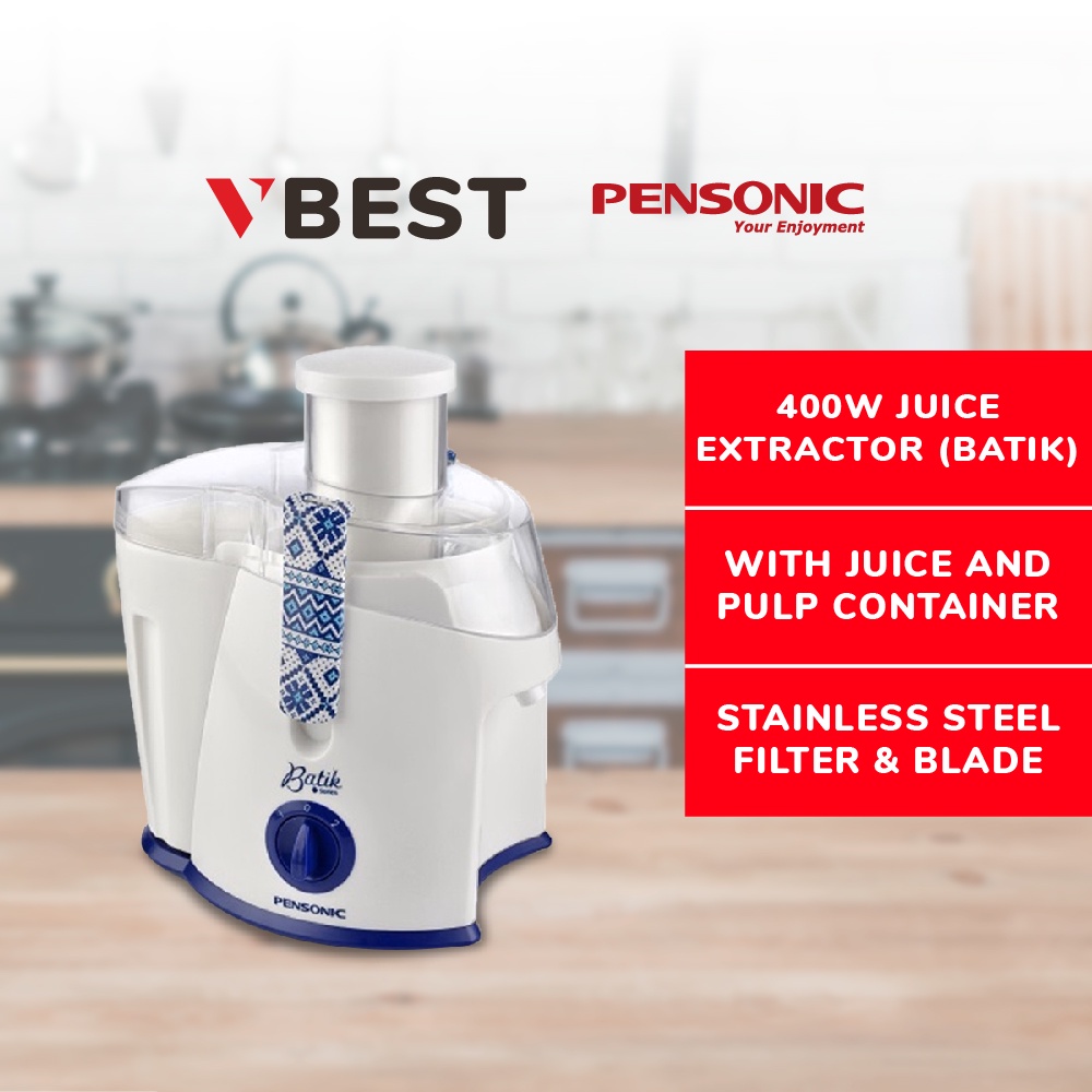 PENSONIC 400W Juice Extractor (Batik) PJ-300B | Shopee Malaysia