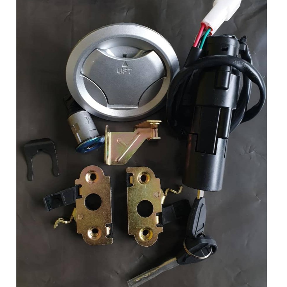 Demak SKYLINE200 & GT250 IGNITION SWITCH / KEY SWITCH / KUNCI SUIS (SET ...