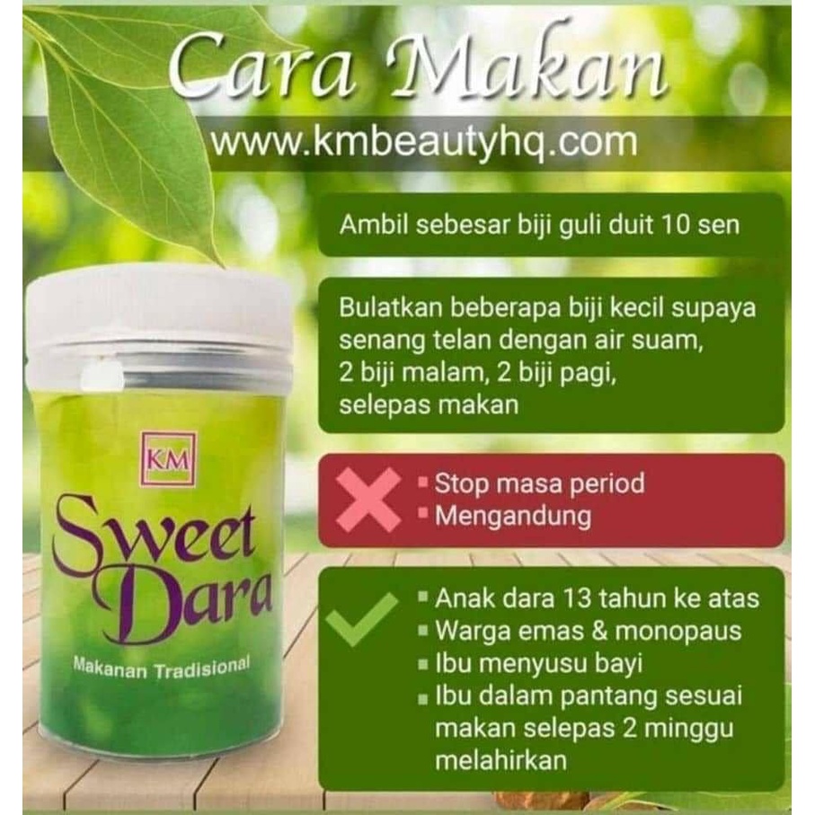 Jamu sweet Dara for women ORIGINAL BY KAK KM | Shopee Malaysia