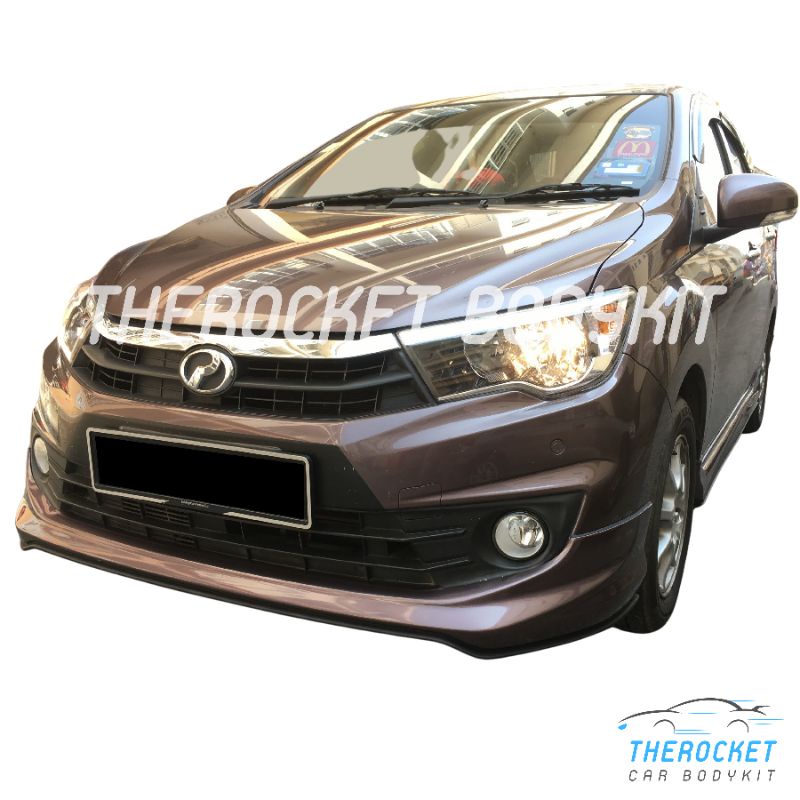 Perodua Bezza 2016-2019 Gear Up Front Skirt Bodykit Material PU With ...