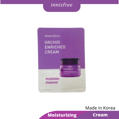 INNISFREE JEJU ORCHID ENRICHED CREAM MOISTURIZER 1ML | Shopee Malaysia