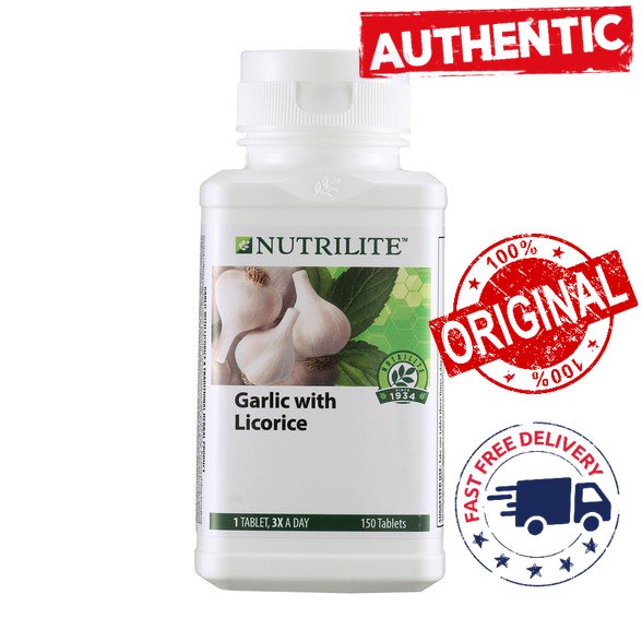 🔥 LIMITED OFFER 🔥Nutrilite Garlic With Licorice Amway (150 Tabs) - LONG ...