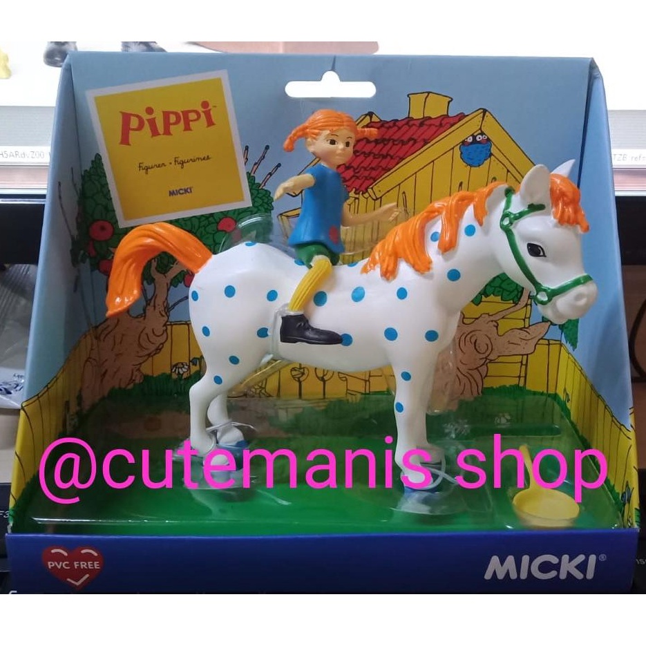 Pippi Longstocking Pippi & Little Buddy Figure Set Multi Colors ...