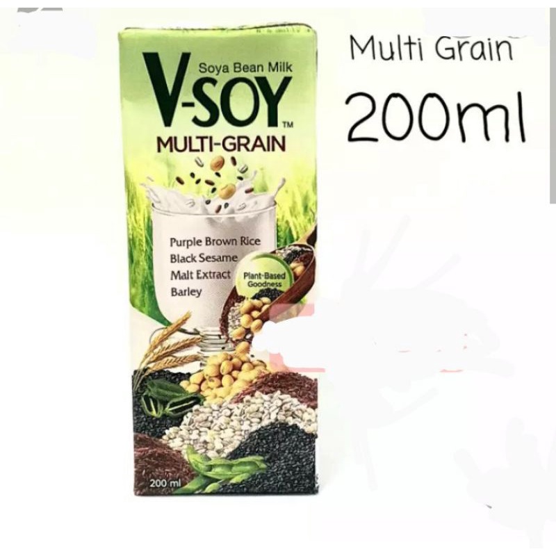 Soya Bean Milk Multi Grain (200ml x4packs) 10.00 | Shopee Malaysia