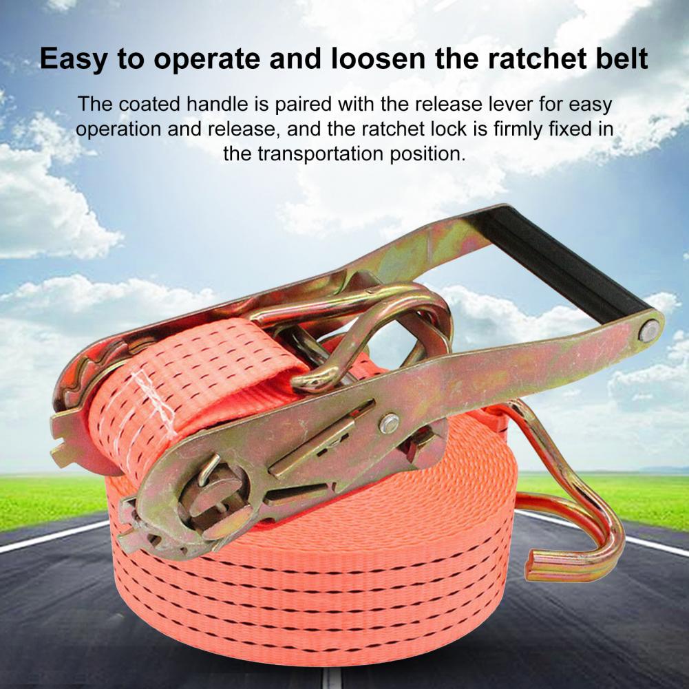 5/10Ton Lorry Tie Down Straps Ratchet Belt Powerful Cargo Strap Tie ...