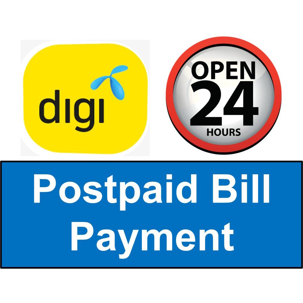 MIn RM 5.00 Digi Postpaid Bill Payment (Open 24Hours) | Shopee Malaysia