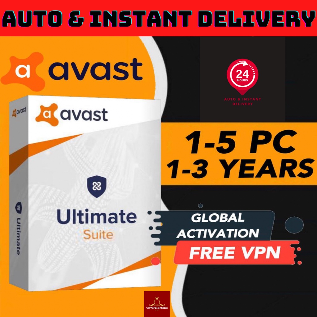 [AUTO & INSTANT DELIVERY] AVAST Ultimate Suite 2025 2026 Antivirus ...