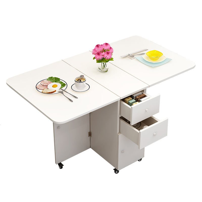 Dining table dining table folding IKEA home multifunctional simple and ...