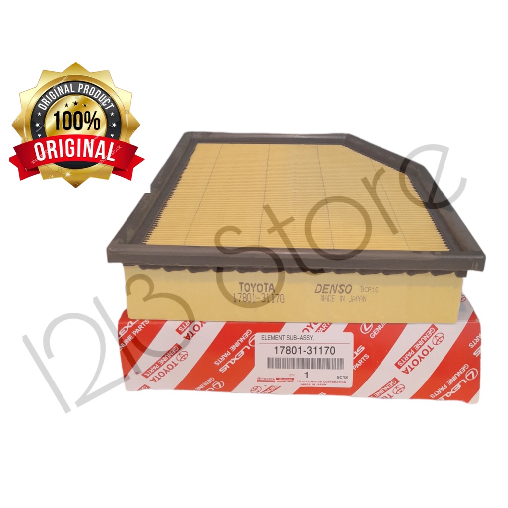 TOYOTA AIR FILTER MARK X VELLFIRE NEW ALPHARD NEW AGH30 GGH30 ENGINE ...