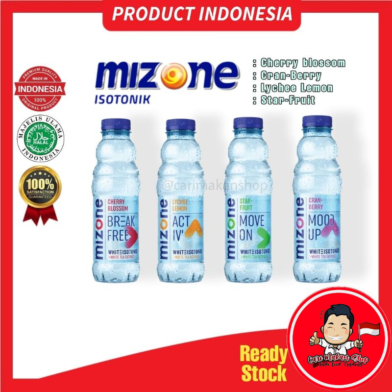 Mizone Isotonic Vitamin Dirnk 500ml Product Indonesia 🇮🇩 Cherry Lychee ...
