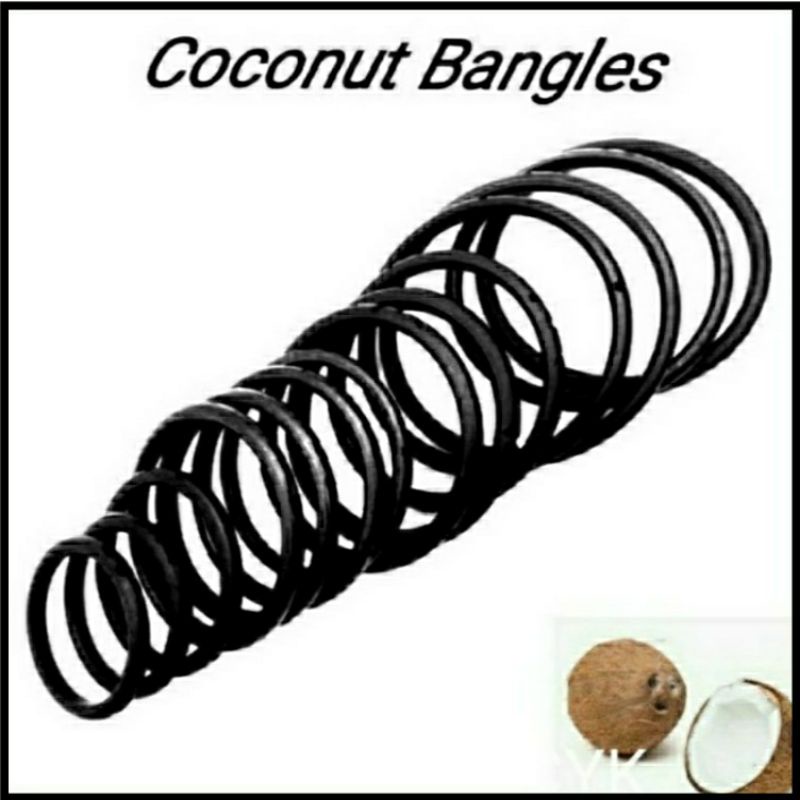 1 Pcs Coconut Shell Bracelets Bangle Kelapa Gelang Tangan Kid/Adult椰壳手环 ...
