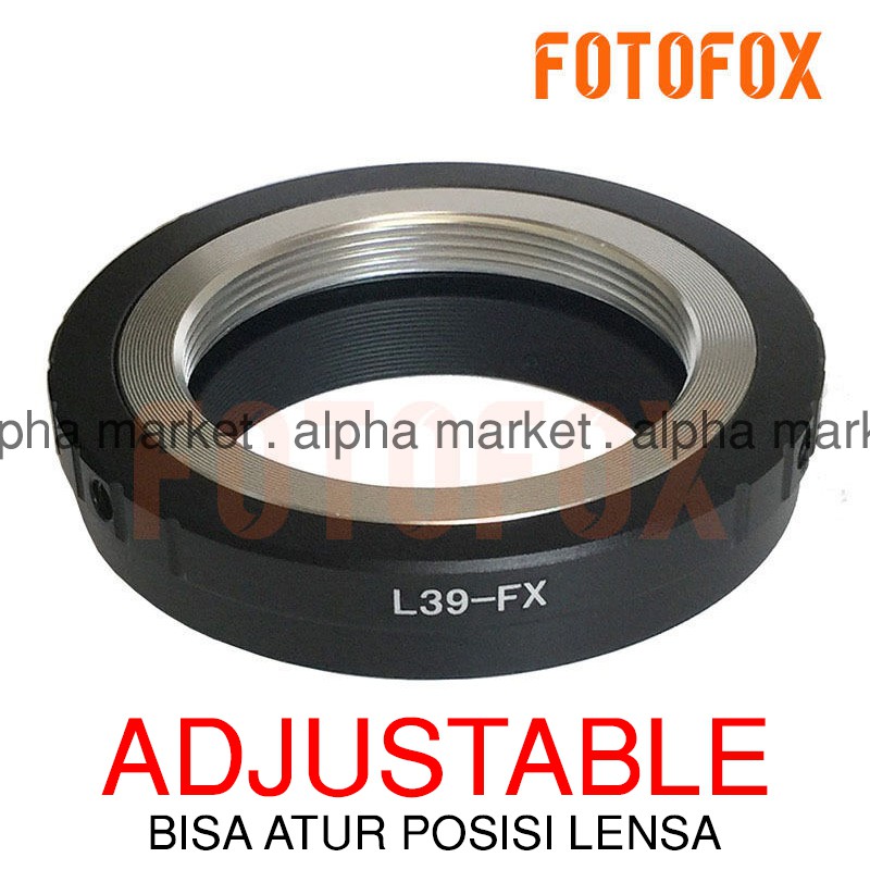Adapter Converter FOTOFOX Lens M39 L39 LTM Leica To Camera Fujifilm Fuji FX Xa Xe Xm Xt Xpro ...