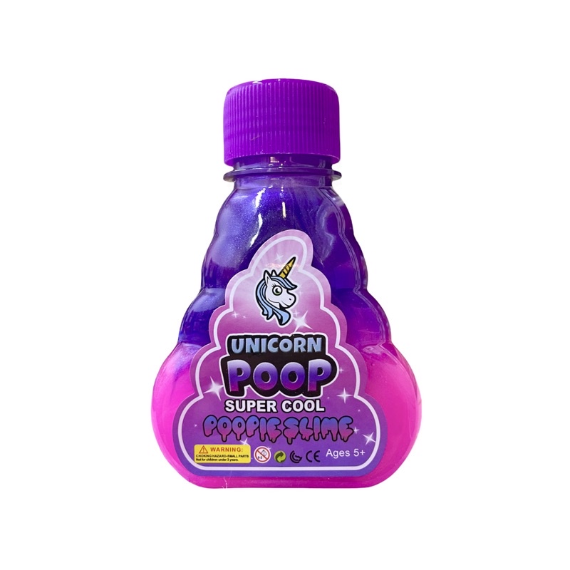Unicorn Poop Super Cool Poopie Galaxy Colourful Slime Toy Kit - Mainan ...